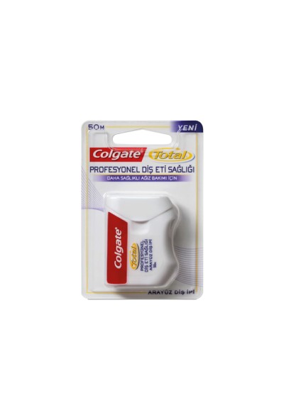 Colgrate Total Pro Diş Eti Sağlığı Diş İpi 50 mt 6 Paket Colgrate Total Pro Diş Eti Sağlığı Diş İpi 50 mt 6 Paket