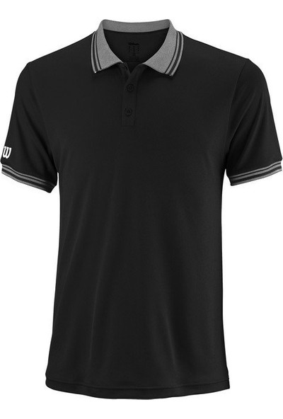 Wilson Polo Team Siyah Erkek Tenis T-Shirt wra765402 Wilson Polo Team Siyah Erkek Tenis T-Shirt wra765402