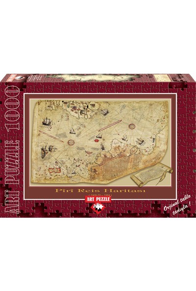 Art 4308/ART 1000 Parça Piri Reis Haritası Puzzle Art 4308/ART 1000 Parça Piri Reis Haritası Puzzle
