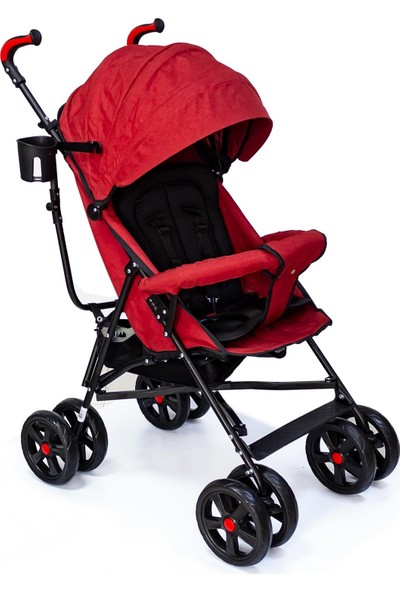 Duux Siena Baston Bebek Arabası Kırmızı