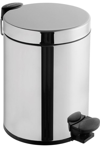VitrA Arkitekta A44012 Çöp Kovası, Yavaş Kapanır, 4,5 Litre, Parlak Paslanmaz Çelik VitrA Arkitekta A44012 Çöp Kovası, Yavaş Kapanır, 4,5 Litre, Parlak Paslanmaz Çelik
