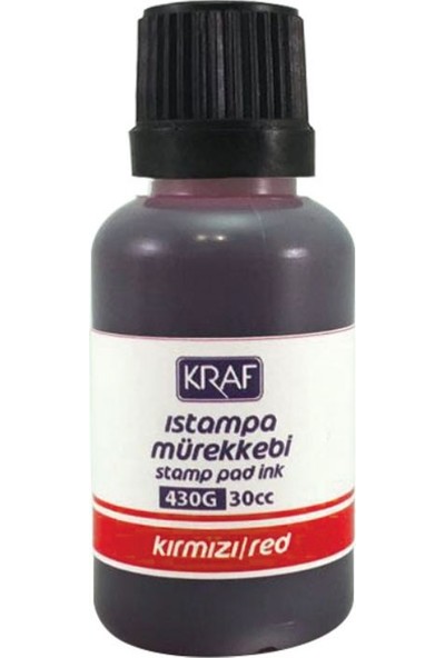 Kraf Istampa Mürekkebi 30Cc Kırmızı 2'Li Paket Kraf Istampa Mürekkebi 30Cc Kırmızı 2'Li Paket