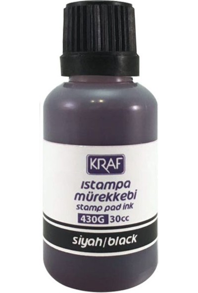 Kraf Istampa Mürekkebi 30Cc Siyah 2'Li Paket Kraf Istampa Mürekkebi 30Cc Siyah 2'Li Paket