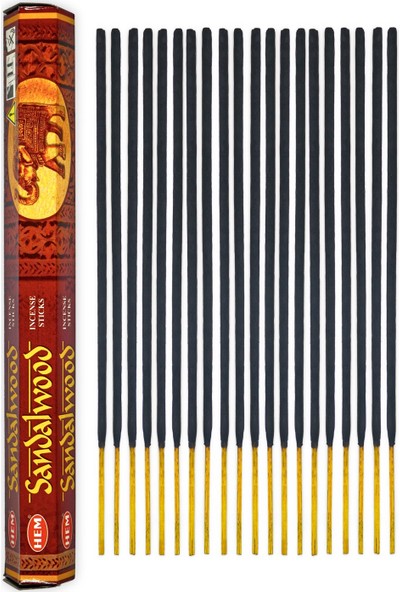 Hem Sandalwood Incense Sticks - Sandal Ağacı Tütsü 20 Adet Hem Sandalwood Incense Sticks - Sandal Ağacı Tütsü 20 Adet