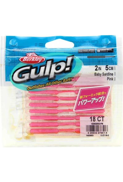 Berkley Gulp Baby Sardine 5 cm 18CT Lrf Silikon Yem Berkley Gulp Baby Sardine 5 cm 18CT Lrf Silikon Yem