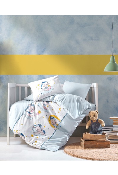Cotton Box Bebek Nevresim Takımı - Bear Mavi Cotton Box Bebek Nevresim Takımı - Bear Mavi