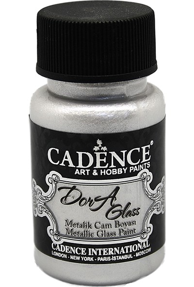 Cadence Dora Metalik Cam Boyası 50 ml İnci