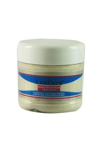Cadence Kumaş Metalik Rölyef Pasta 150 ml Altın Cadence Kumaş Metalik Rölyef Pasta 150 ml Altın