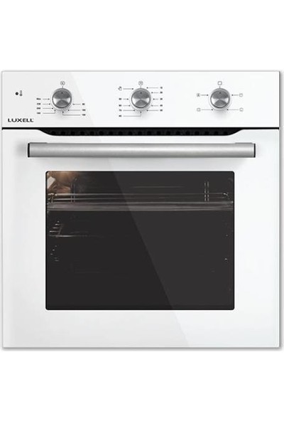 Luxell Ankastre Fırın A6SF2 (Mt) Plus 4 Programlı 3 Düğmeli Beyaz