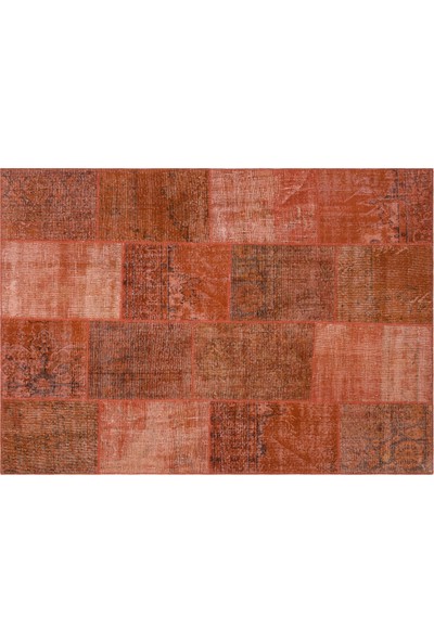 Efes Trend Kiremit Düz Patchwork El Dokuma Halı 80 x 150 cm Efes Trend Kiremit Düz Patchwork El Dokuma Halı 80 x 150 cm
