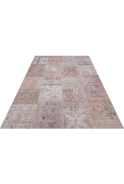 Efes Trend Çiçek Motifli Pudra El Dokuma Eskitme Halı 80 x 150 cm Efes Trend Çiçek Motifli Pudra El Dokuma Eskitme Halı 80 x 150 cm