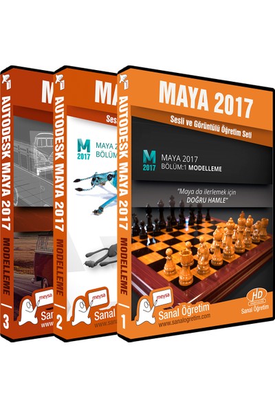 Sanal Öğretim Maya 2017 Modelleme Video Eğitim Seti Sanal Öğretim Maya 2017 Modelleme Video Eğitim Seti
