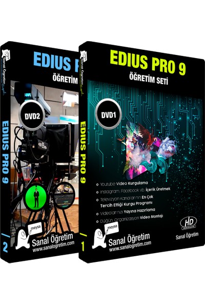 Sanal Öğretim Edius Pro 9 Video Eğitim Seti