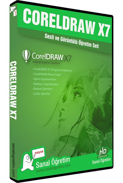 Sanal Öğretim Coreldraw X7 Video Eğitim Seti Sanal Öğretim Coreldraw X7 Video Eğitim Seti