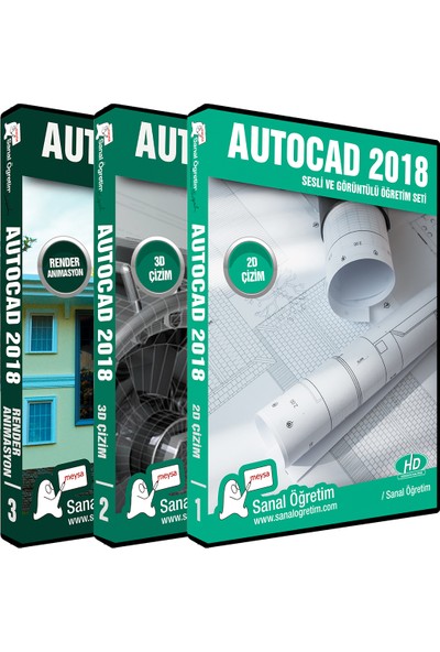 Sanal Öğretim Autocad 2018 Video Eğitim Seti Sanal Öğretim Autocad 2018 Video Eğitim Seti