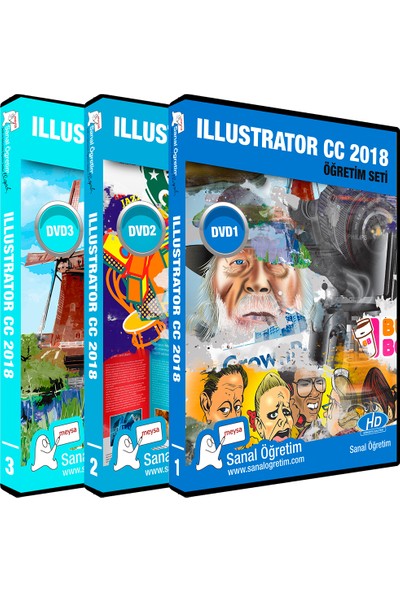Sanal Öğretim Illustrator CC 2018 Video Eğitim Seti Sanal Öğretim Illustrator CC 2018 Video Eğitim Seti