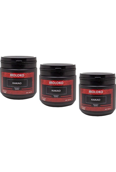 Moloko Kakao 250 gr - Kutu 3'lü Set Moloko Kakao 250 gr - Kutu 3'lü Set