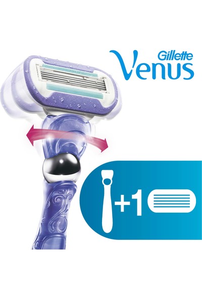 Gillette Venus Swirl Yedekli Kadın Tıraş Makinesi Gillette Venus Swirl Yedekli Kadın Tıraş Makinesi