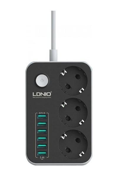 Ldnio SE-3631 SE3631 Power Socket Usbli 3'lü Priz Ldnio SE-3631 SE3631 Power Socket Usbli 3'lü Priz