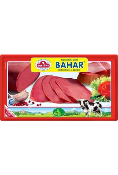 Egetürk Bahar Sığır Eti Dilimli Pastırma 100 gr
