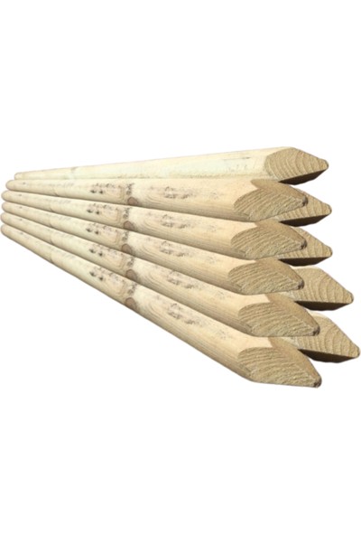 Tyshop Ahşap Herek Kazık Bağ Kazığı 6 Çap 2m 10'lu Paket Tyshop Ahşap Herek Kazık Bağ Kazığı 6 Çap 2m 10'lu Paket