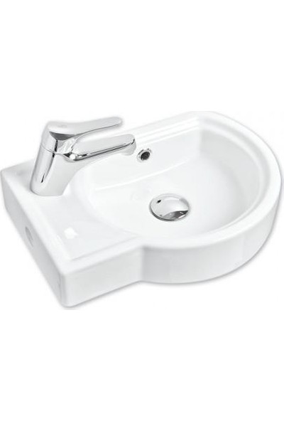 Güral Vit Puzzle Lavabo Sol Köşe 30x43 cm Güral Vit Puzzle Lavabo Sol Köşe 30x43 cm