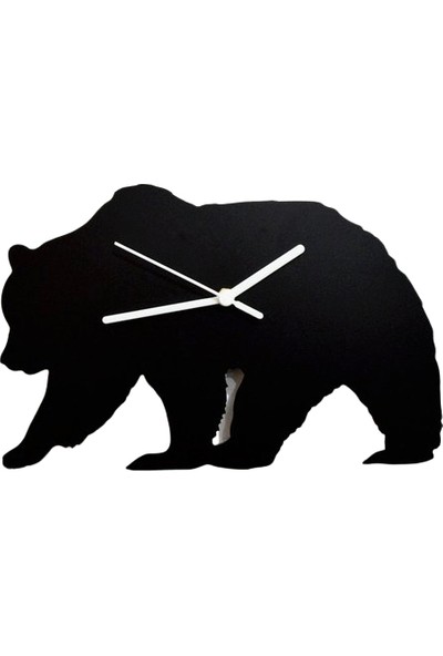 Tamghadesigns Ayı Figürlü Çocuk Saat 30 x 20 cm