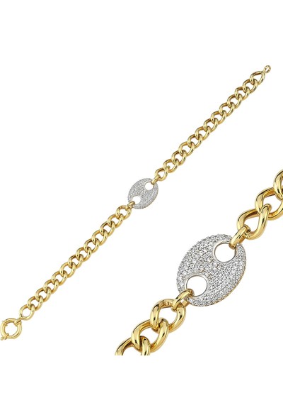 Pirnus Diamond Altın Bileklik 14 Ayar 11,36 gr