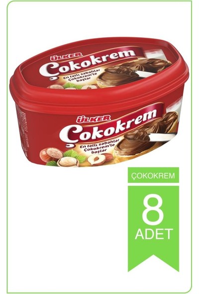 Ülker Çokokrem Kase 400 gr x 8 Adet Ülker Çokokrem Kase 400 gr x 8 Adet