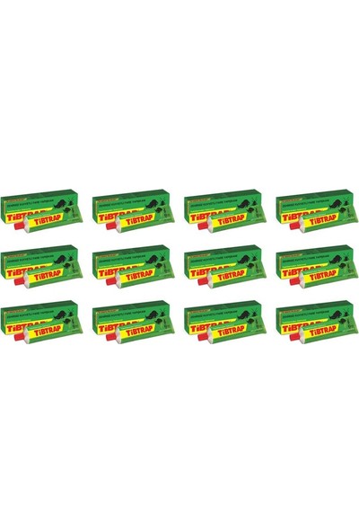Tibtrap Zehirsiz Fare Yapışkan Tüp 125 ml 12'li Tibtrap Zehirsiz Fare Yapışkan Tüp 125 ml 12'li