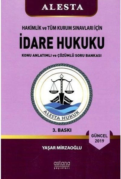 Alesta İdare Hukuku (4.Baskı) - Yaşar Mirzaoğlu Alesta İdare Hukuku (4.Baskı) - Yaşar Mirzaoğlu