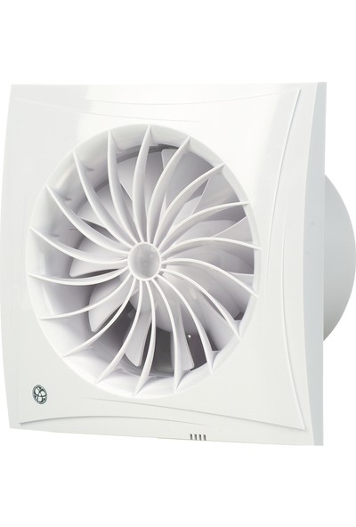 Blauberg Sileo 125 T Zaman Ayarlı Sessiz Plastik Banyo Fanı 187 M3H