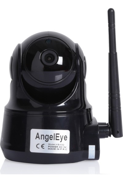 Angel Eye KS-532 1080P Kablosuz Ip Bebek Bakıcı Kamerası Siyah