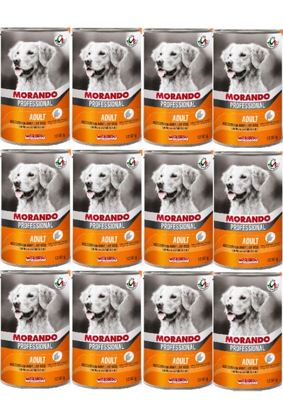 Morando Kuzulu & Pirinçli Köpek Konserve 405 gr x 12 Adet Morando Kuzulu & Pirinçli Köpek Konserve 405 gr x 12 Adet