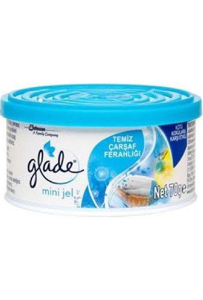 Glade Mini Jel Temiz Çarşaf Ferahlığı 70 gr 12 Adet