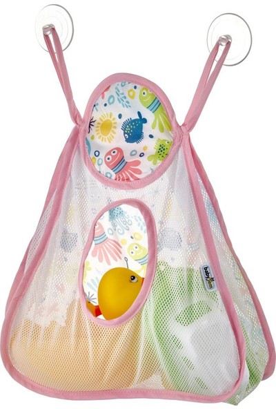 Babyjem Banyo Oyuncak Filesi Pembe Biye
