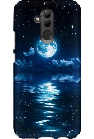 Kılıfland Huawei Mate 20 Lite Kılıf Silikon Desenli Resimli Lüx Kapak Night Moon - 1133 Kılıfland Huawei Mate 20 Lite Kılıf Silikon Desenli Resimli Lüx Kapak Night Moon - 1133