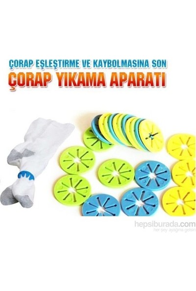 Hepsi Dahice 7'li Çorap Yıkama Aparatı