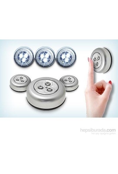 Hepsi Dahice Dokunmatik Üçlü Lamba Seti