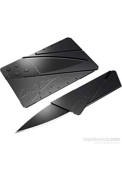 Hepsi Dahice Kredi Kartı Şeklinde Bıçak