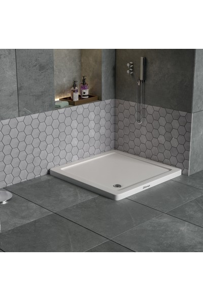 Dbbanyo Kare Flat Duş Teknesi 90*90*5 cm