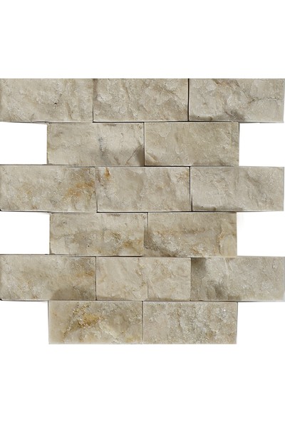 Delta Stone Collections Bej Mermer Patlatma Taş 4,8 x 10 cm Delta Stone Collections Bej Mermer Patlatma Taş 4,8 x 10 cm