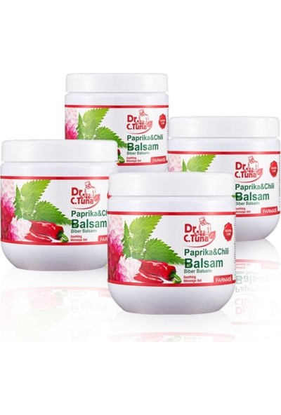 Farmasi Dr. C. Tuna Biberli Masaj Jeli 500 ml 4'lü Set Farmasi Dr. C. Tuna Biberli Masaj Jeli 500 ml 4'lü Set