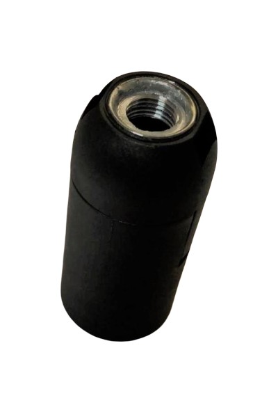 Mutlusan Düz Duy Siyah E14