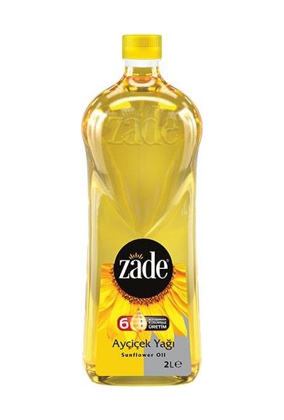 Zade Ayçiçek Yağı 2 lt Pet Şişe