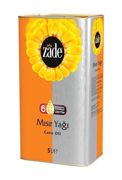 Zade Mısır Özü Yağı 5 lt Teneke Zade Mısır Özü Yağı 5 lt Teneke