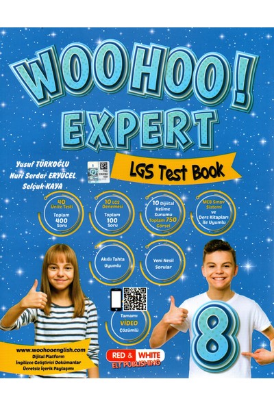 Kırmızı Beyaz 8. Sınıf Lgs Woo Hoo Expert Test Book