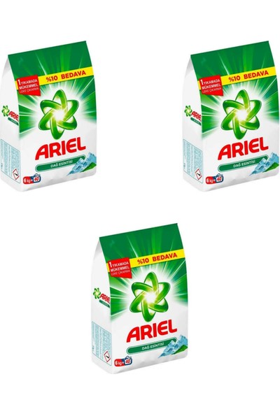 Ariel Matik Dağ Esintisi 6 kg x 3'lü
