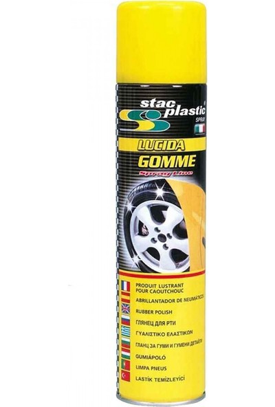 Stac Plastic Lastik Parlatıcı Sprey 400 ml Stac Plastic Lastik Parlatıcı Sprey 400 ml