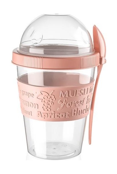 Titiz Take'n Go Kapaklı Kaşıklı Hazırla ve Çık Meyveli Yoğurt Kabı 600 Ml Titiz Take'n Go Kapaklı Kaşıklı Hazırla ve Çık Meyveli Yoğurt Kabı 600 Ml